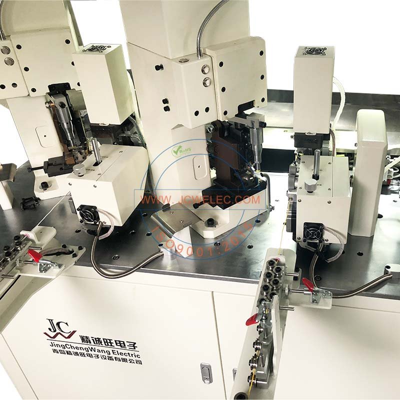 3-Sided Crimping Machine Process 2 Wires & 3 Terminals | JCWelec