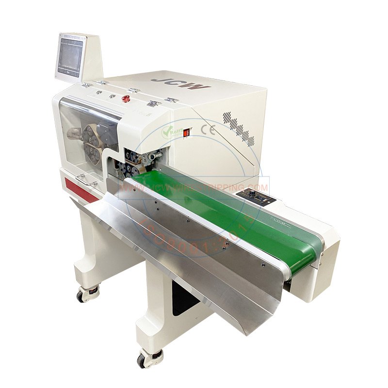 Automatic Multi-conductor Cable Cutter Stripper Stacker | JCWelec