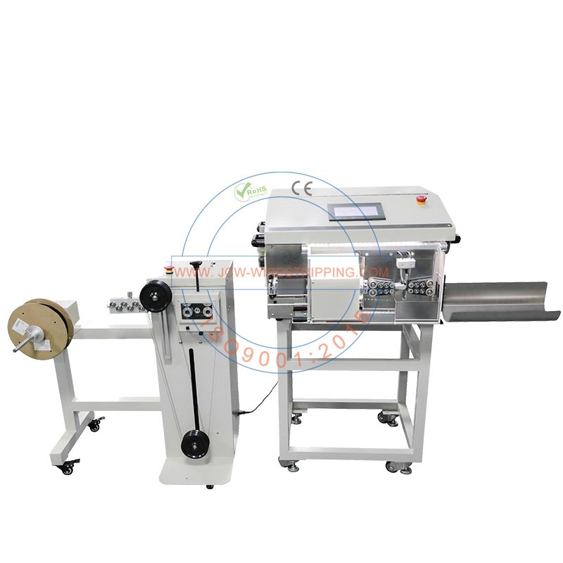 0.64-4mm O.D Micro Coaxial Cable Cutting Stripping Machine | JCWelec