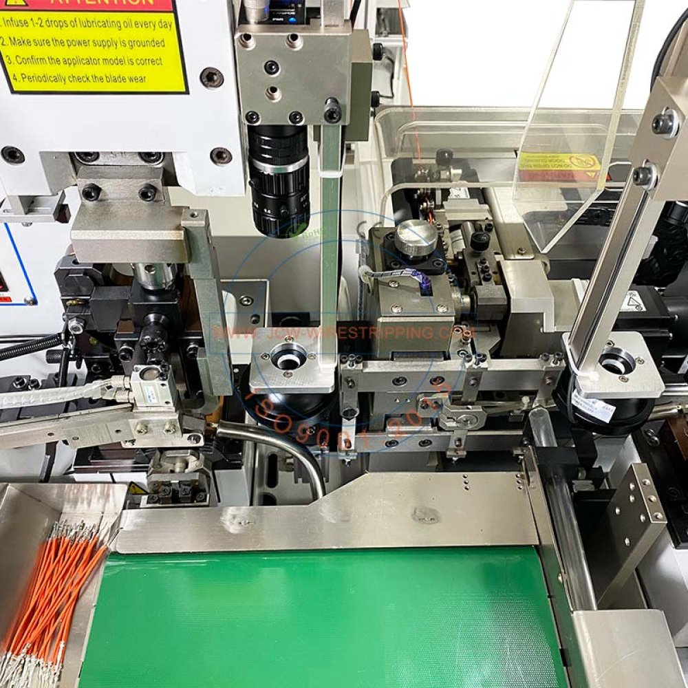 High-end Vision Detect 2-sided Wire Cut Strip and Terminate Machine ...