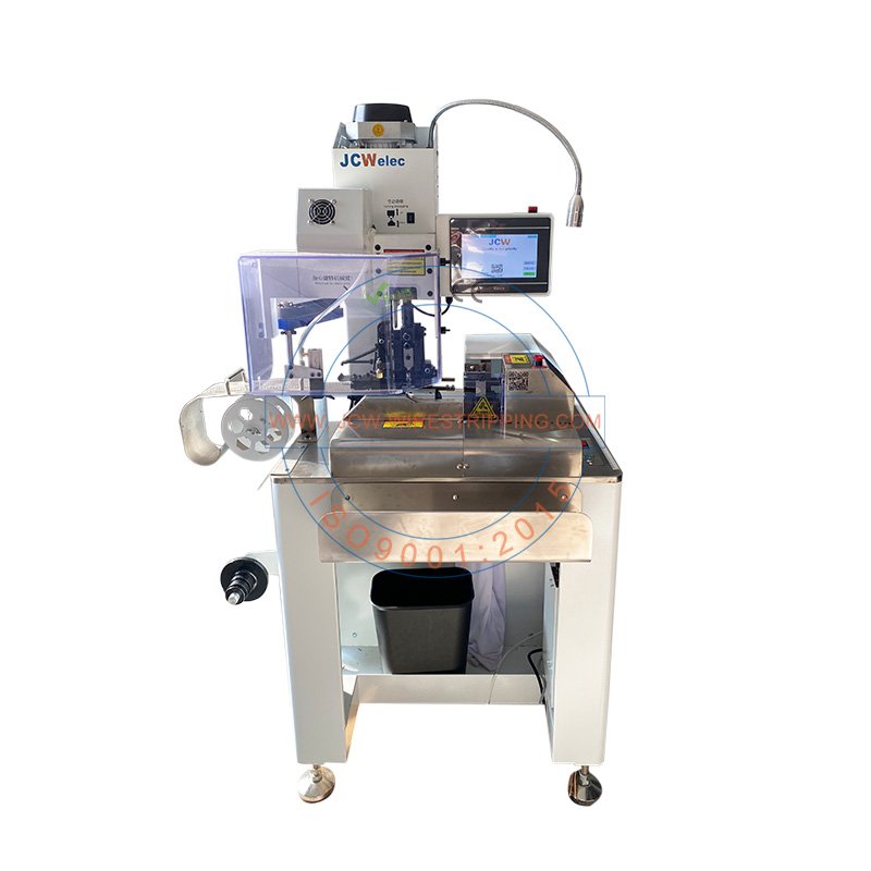 Automatic Multicore Cable Stripping and Crimping Machine | JCWelec