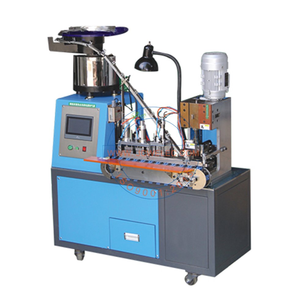 2-core Flat Cable Stripping 2-pin Plug Crimping Machine | JCWelec