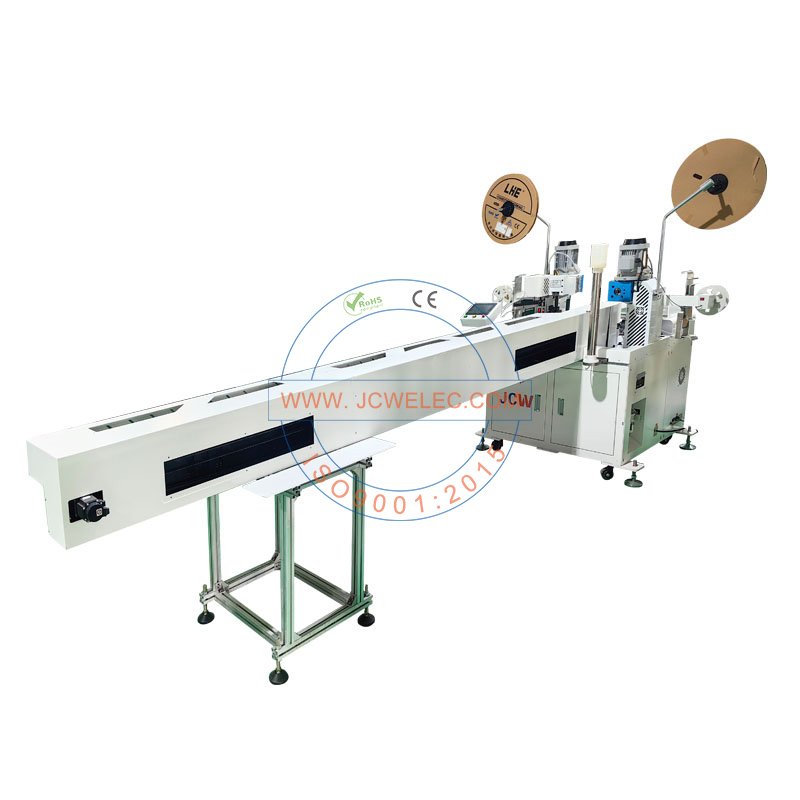 Fully Automatic Ribbon Cable Crimping Tinning Machine | JCWelec